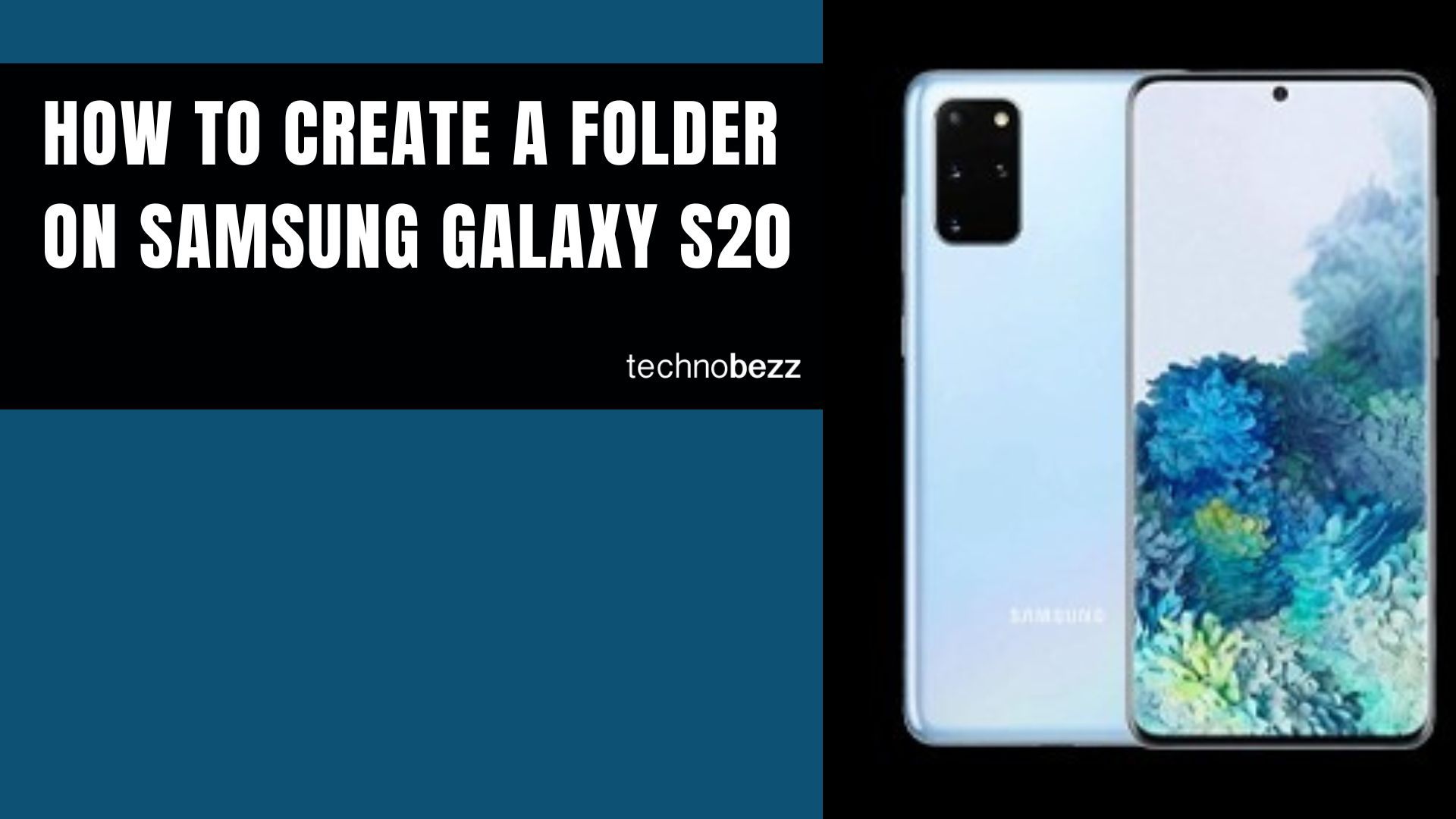 How To Create A Folder On Samsung Galaxy S20