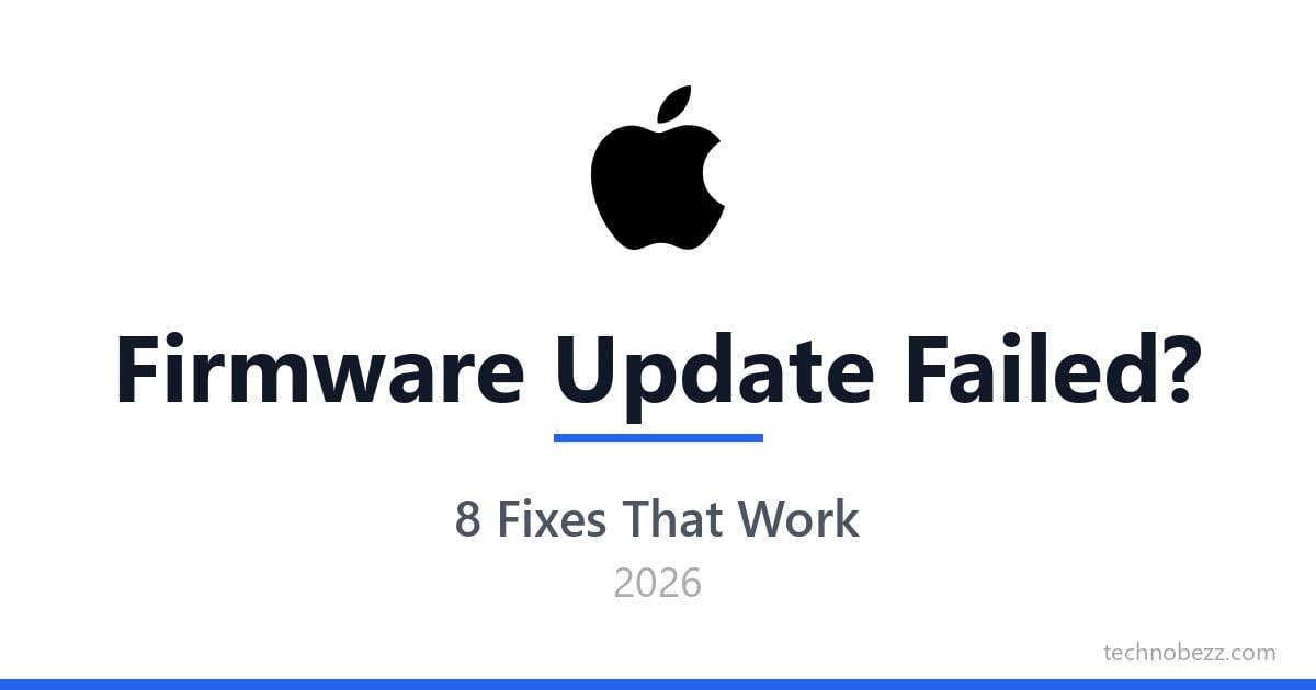 AirPods 4 with ANC Firmware Update Failed? 8 Fixes (2026) | Technobezz