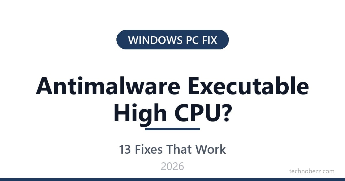 Antimalware Service Executable High CPU and Disk Usage? Here Is How to ...