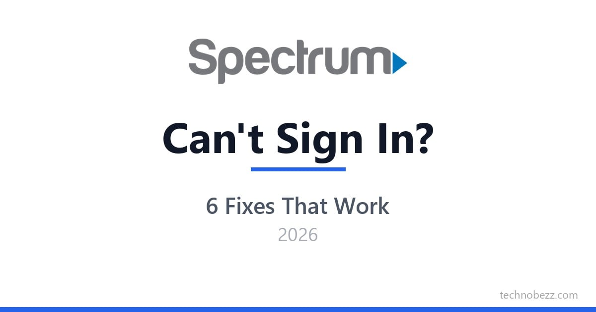 Can't Sign In to Spectrum Email? How to Get Back In | Technobezz