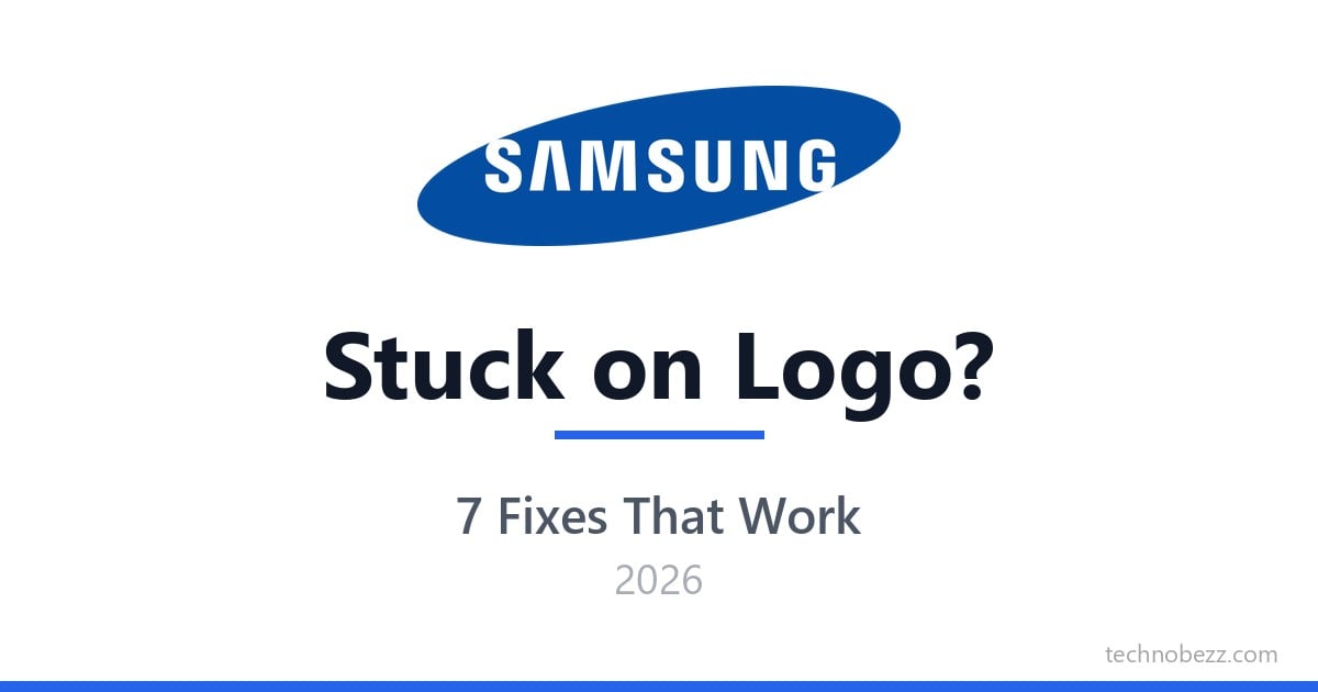 Galaxy Watch Ultra Stuck on Logo Screen? 7 Fixes (2026) | Technobezz