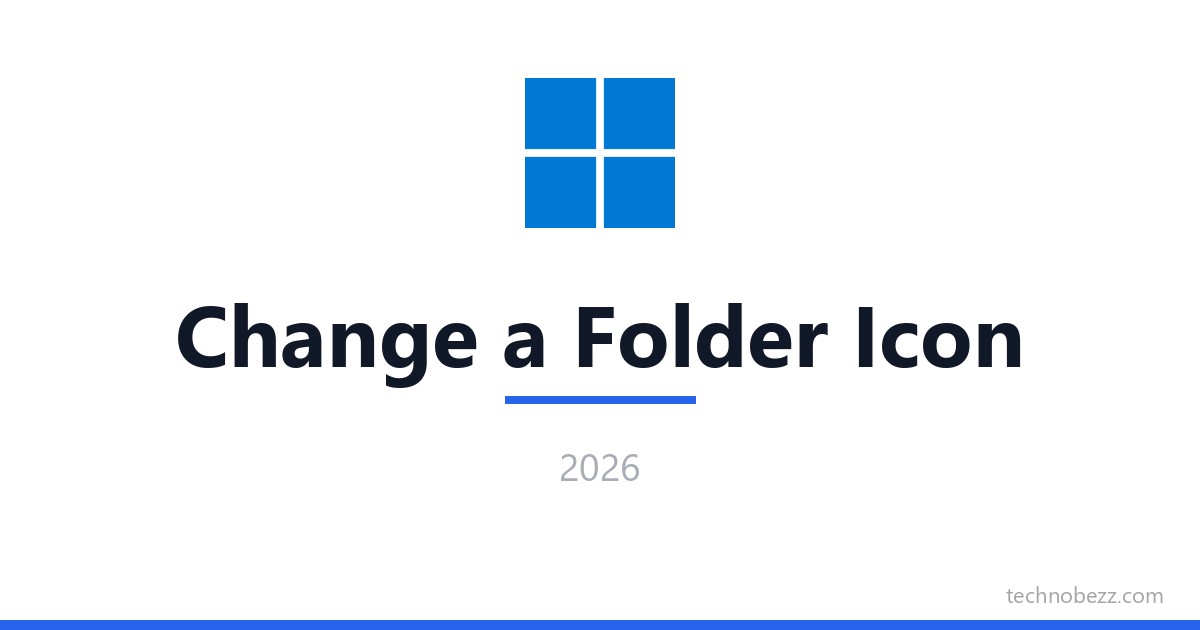 How to Change a Folder Icon in Windows | Technobezz