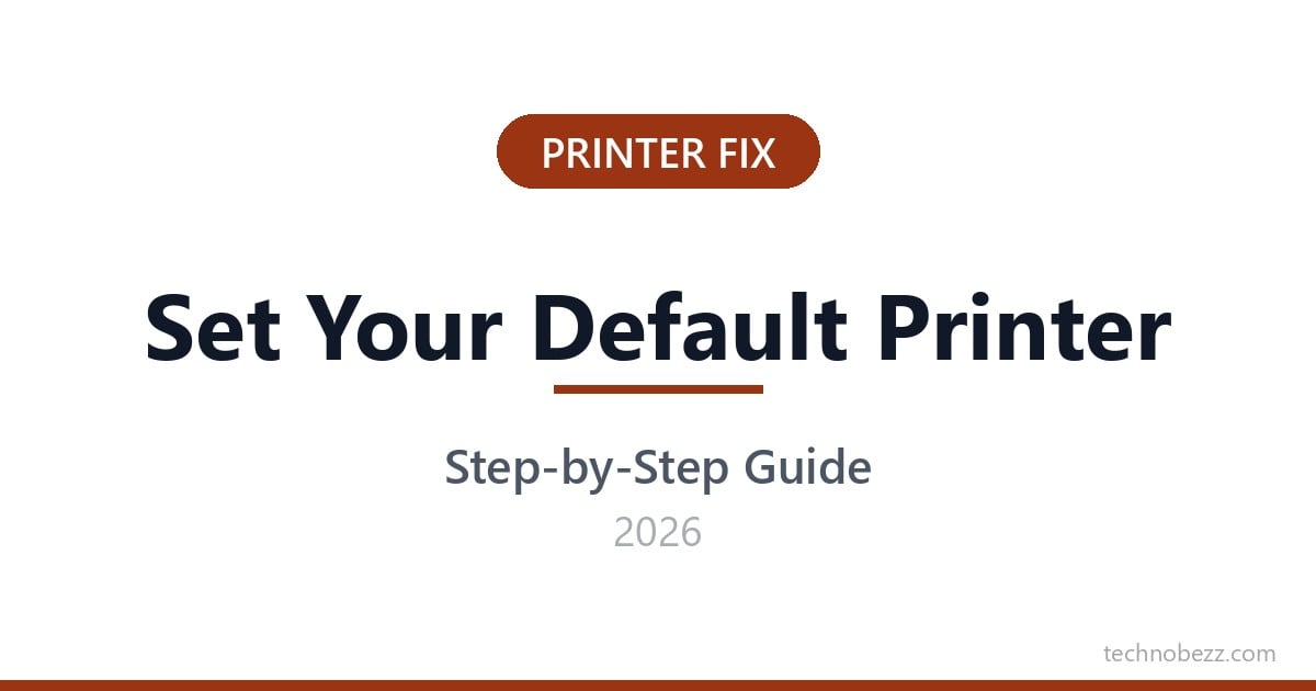 How to Set a Default Printer in Windows 11 | Technobezz