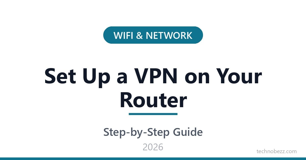 How to Set Up a VPN on Your Router for Whole-Home Protection (2026 ...