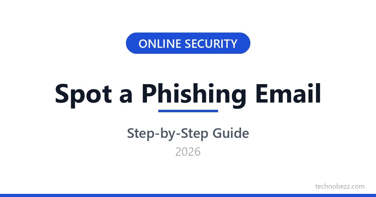 How to Spot a Phishing Email Before You Click (2026) | Technobezz