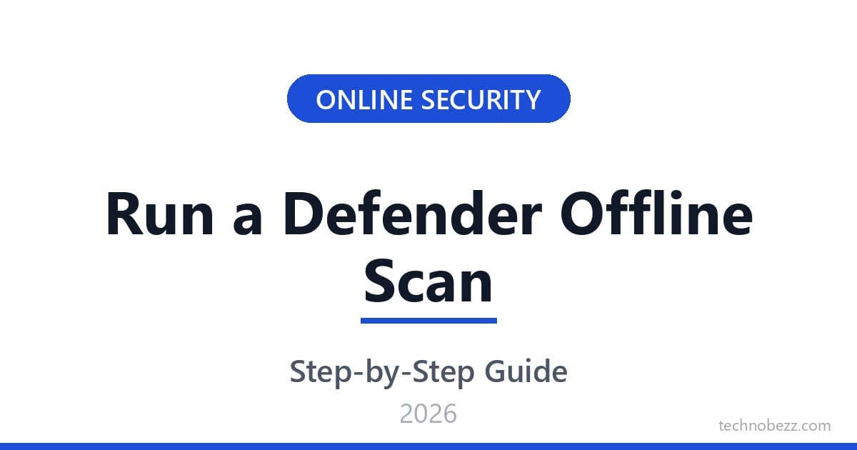 How to Run a Microsoft Defender Offline Scan in Windows 11 and 10 (2026 ...
