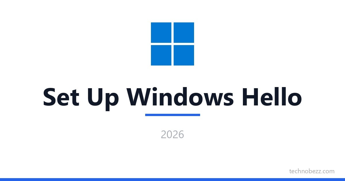 How to Set Up Windows Hello to Sign In Without a Password | Technobezz
