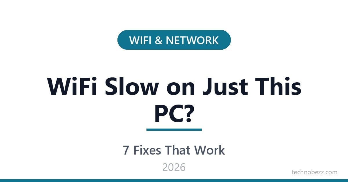 WiFi Slow on Your Windows 11 PC but Fast on Other Devices? Here Is How ...