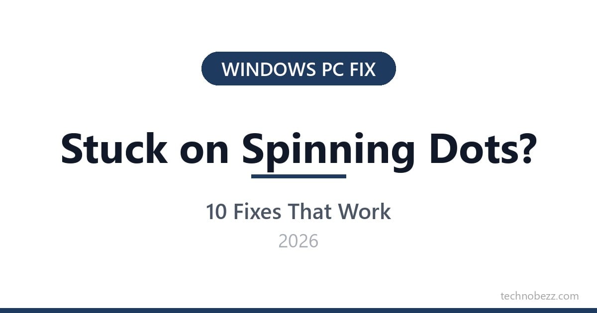 Windows 10 Stuck on the Spinning Dots Loading Screen? Here Is How to ...
