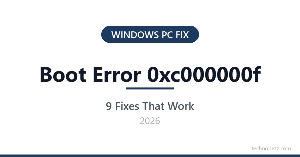 Windows Boot Error 0xc000000f? Here Is How to Fix the BCD and Winload ...