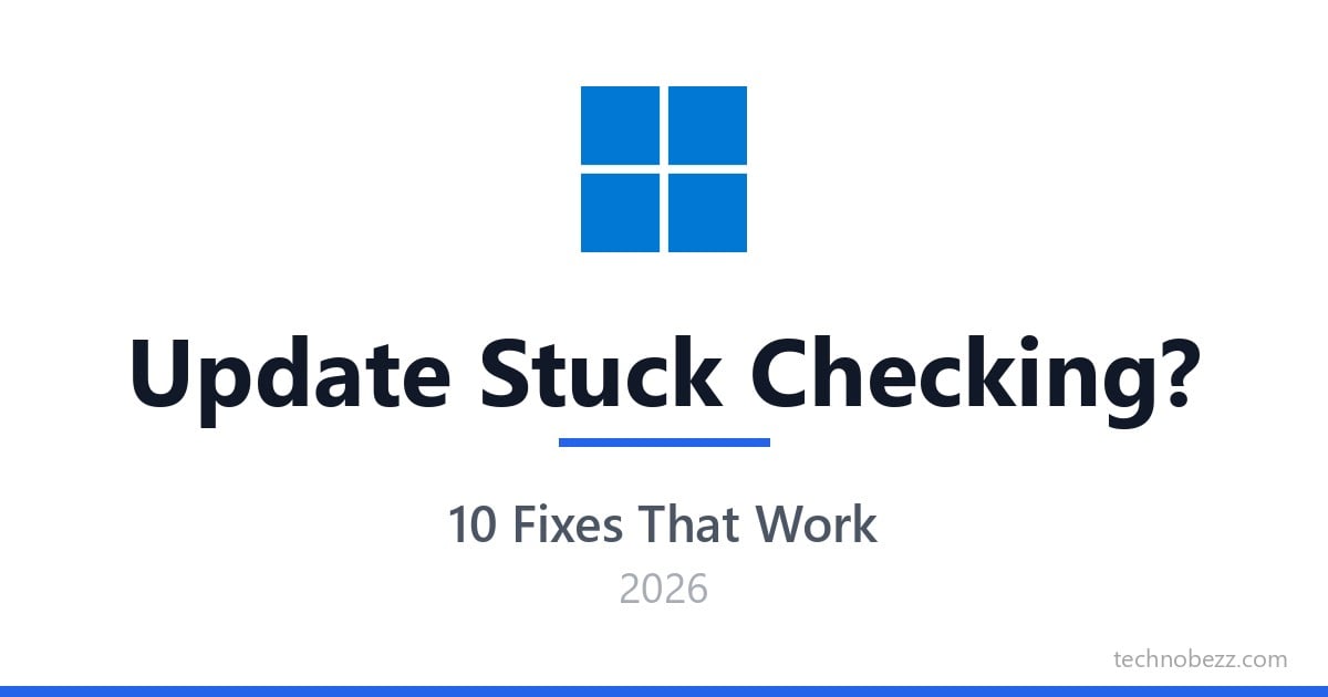 Windows Update Stuck on Checking for Updates? 10 Ways to Fix It (2026 ...