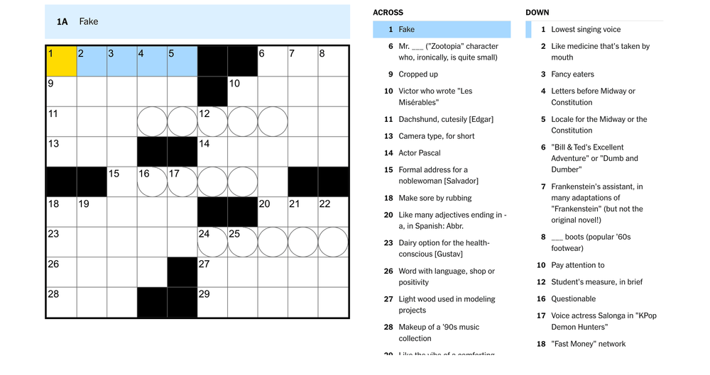 NYT Midi Crossword Hints, Clues and Answers for Saturday, April 11 ...