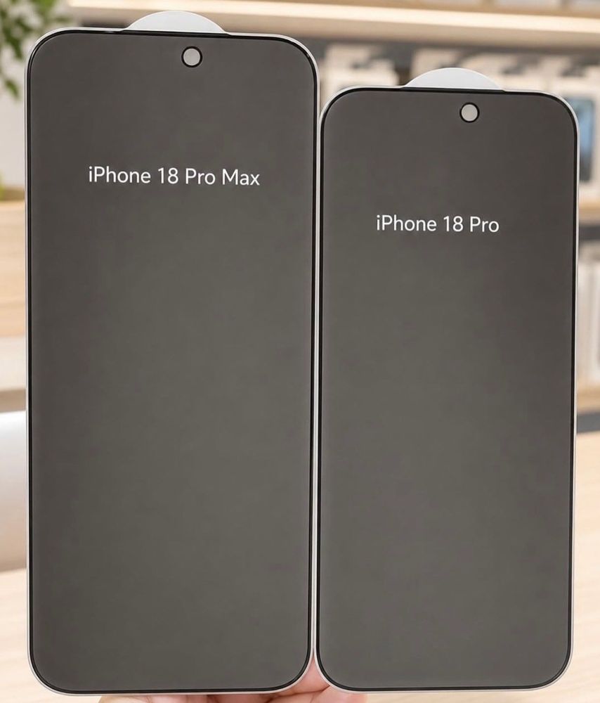 Leaked screen protectors show the iPhone 18 Pro Max reaching nearly 7 ...