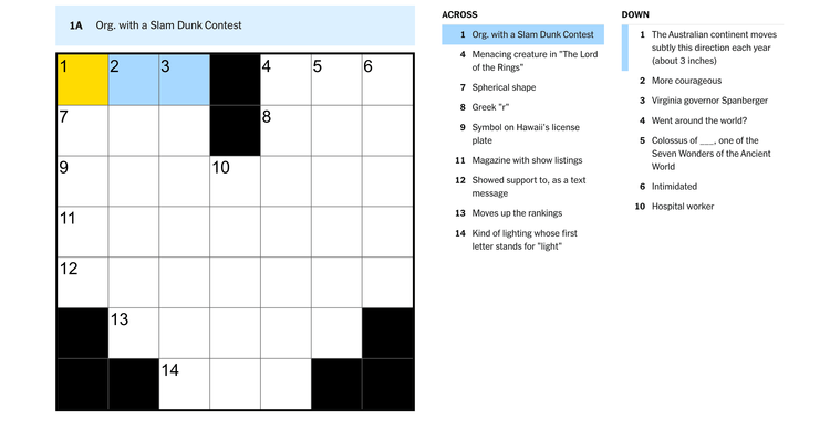 NYT Mini Crossword Hints, Clues and Answers for Saturday, February 14 ...