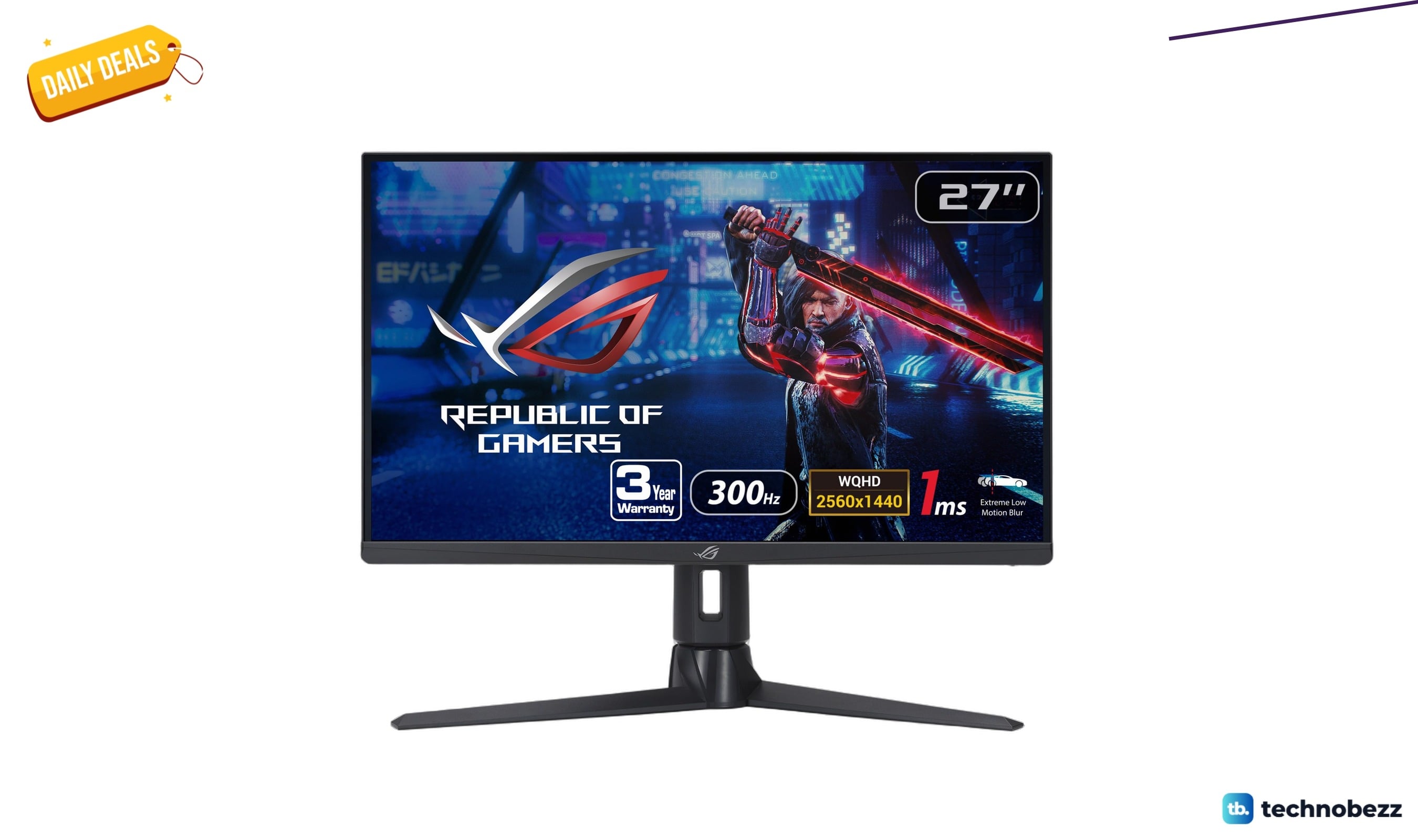 ASUS ROG Strix 27 inch 1440P Gaming Monitor drops to $370 | Technobezz