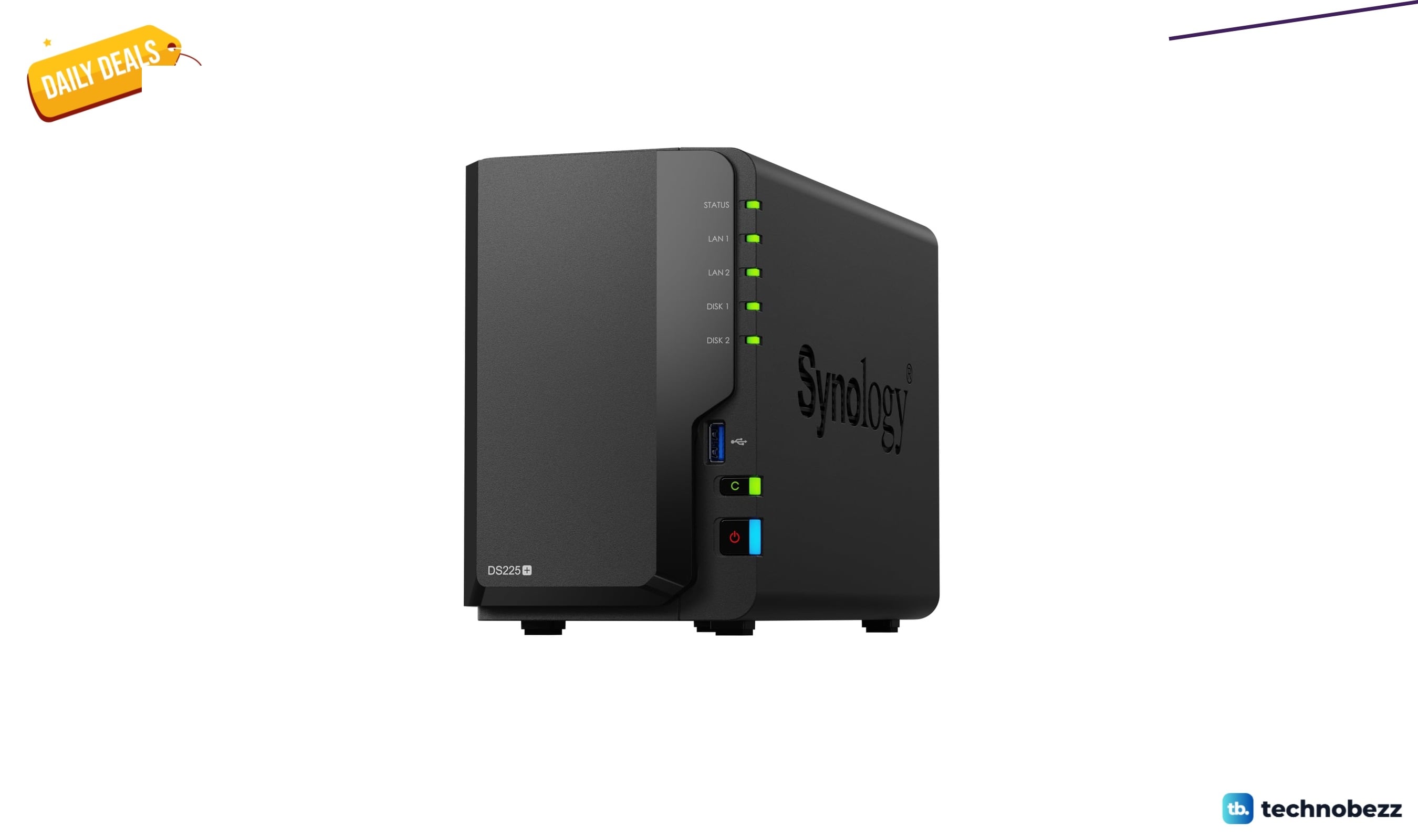 Synology DS225+ Private Cloud Media Server drops to $274.99 from $339. ...