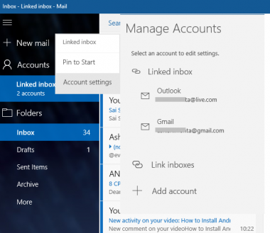 How To Set Up And Customize Email Accounts In Windows 10 | Technobezz