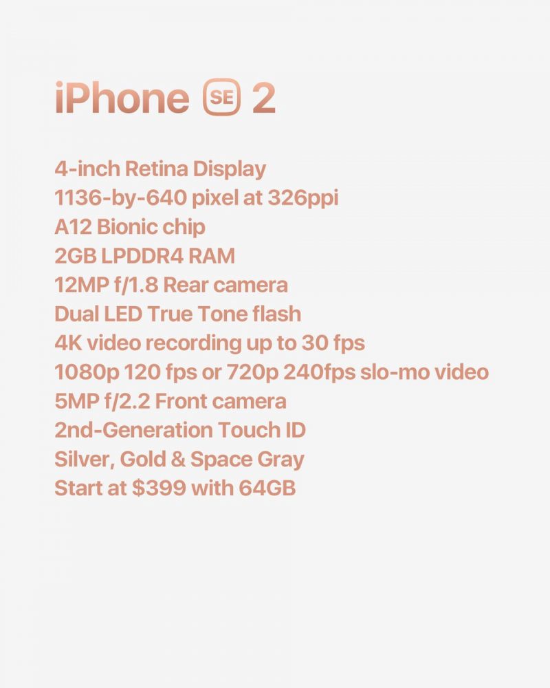 The New iPhone SE 2: Specs, Price, Release Date, Rumors and News ...
