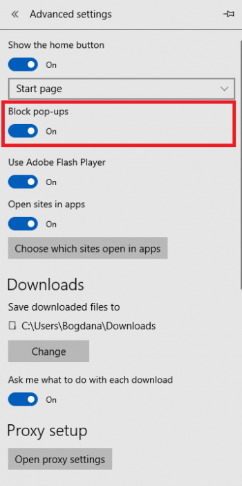How To Block Pop Ups In Microsoft Edge