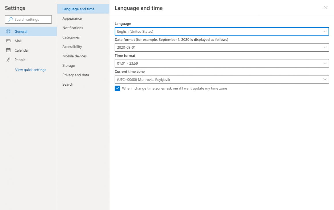 How to change the language in Outlook | Technobezz