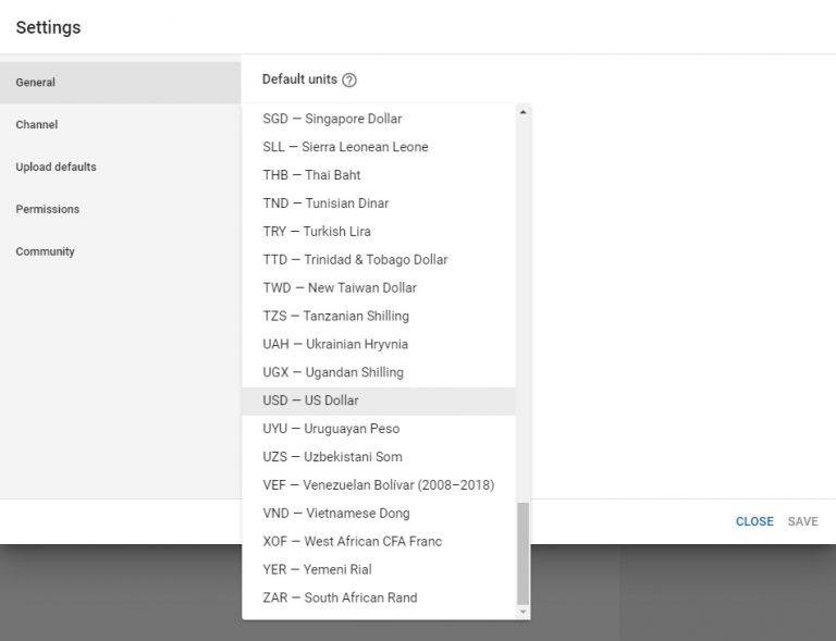 How to Change the Currency Unit in YouTube Studio | Technobezz