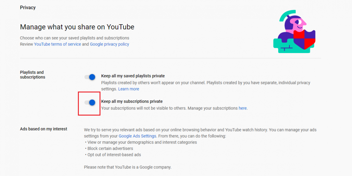 How to Keep Your YouTube Subscriptions Private | Technobezz