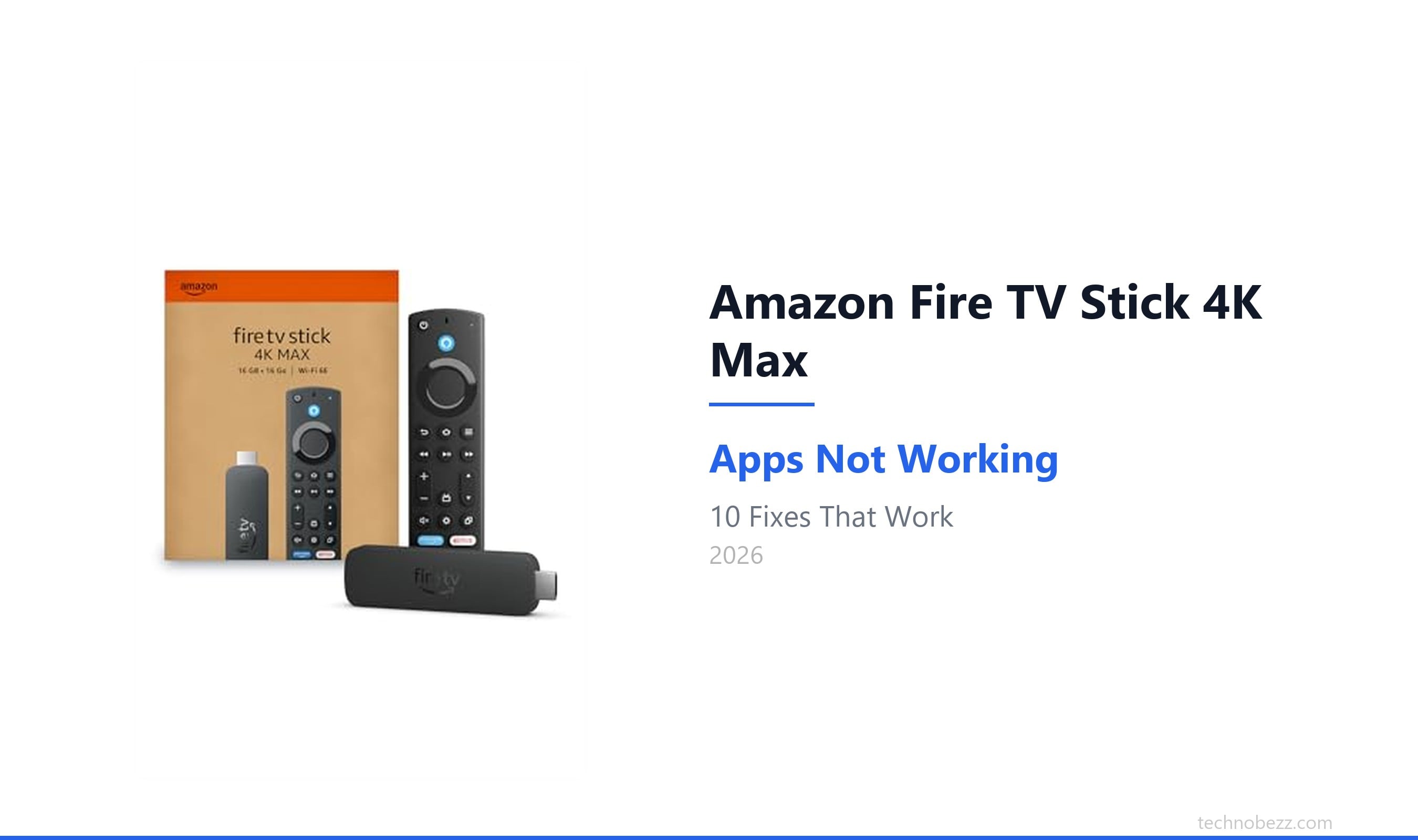 Amazon Fire TV Stick 4K Max Netflix/YouTube Not Working (10 Solutions ...