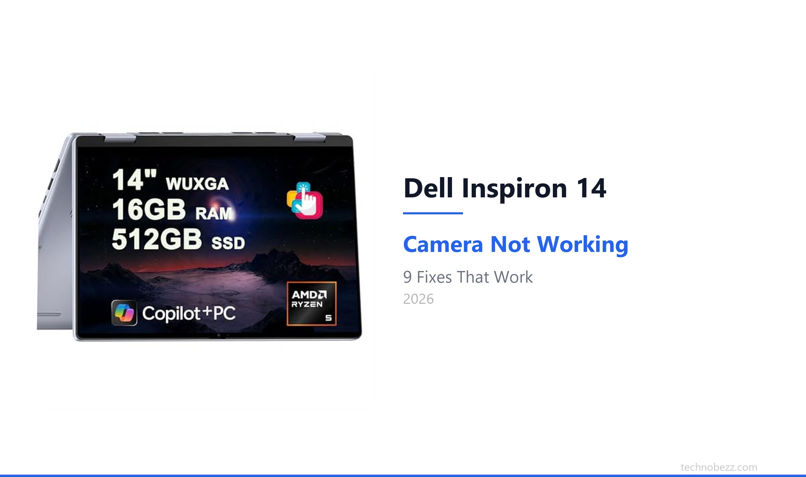 Fix Dell Inspiron 14 Camera for Zoom/Teams | Technobezz