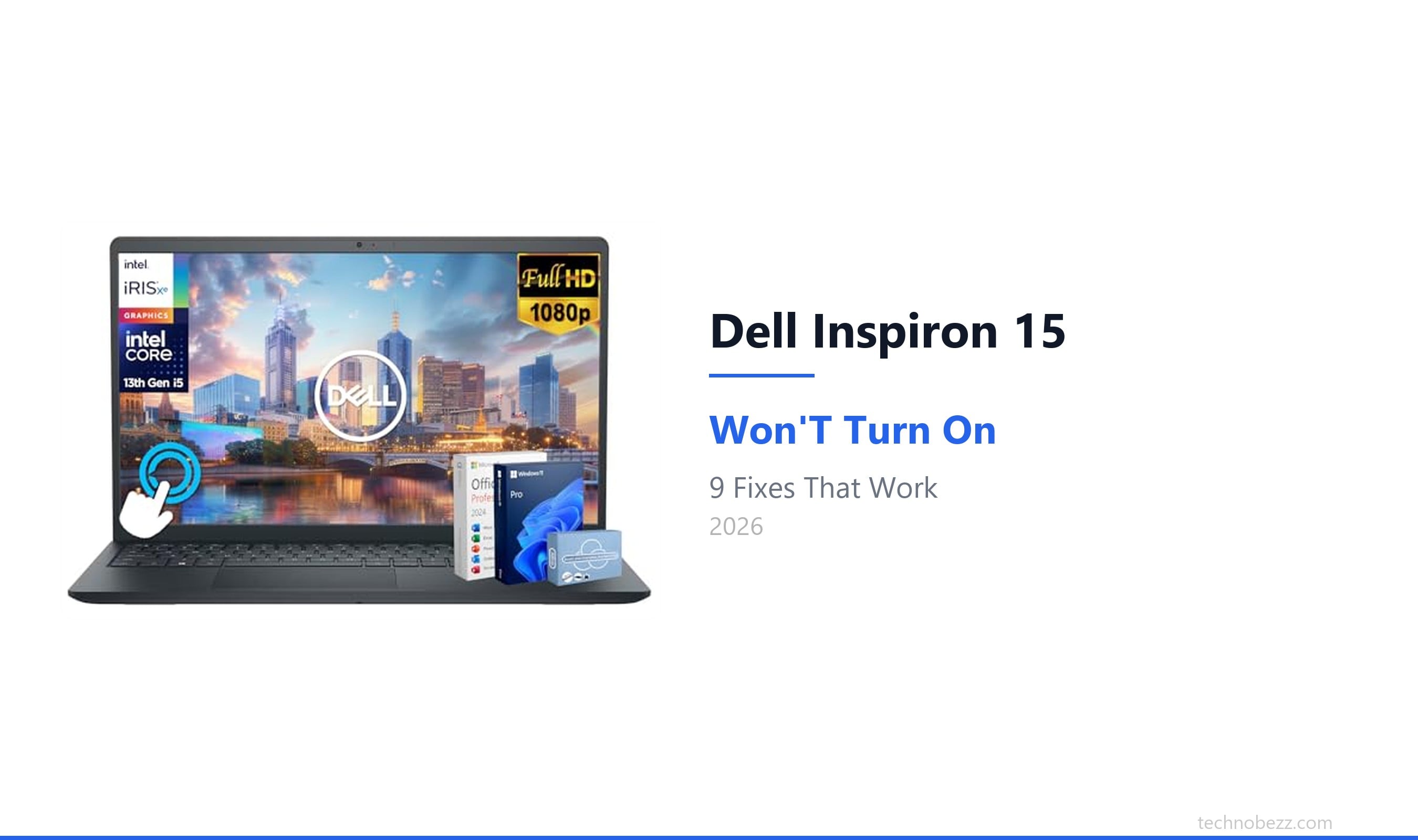 Why Dell Inspiron 15 Won't Turn On (9 Fixes) | Technobezz