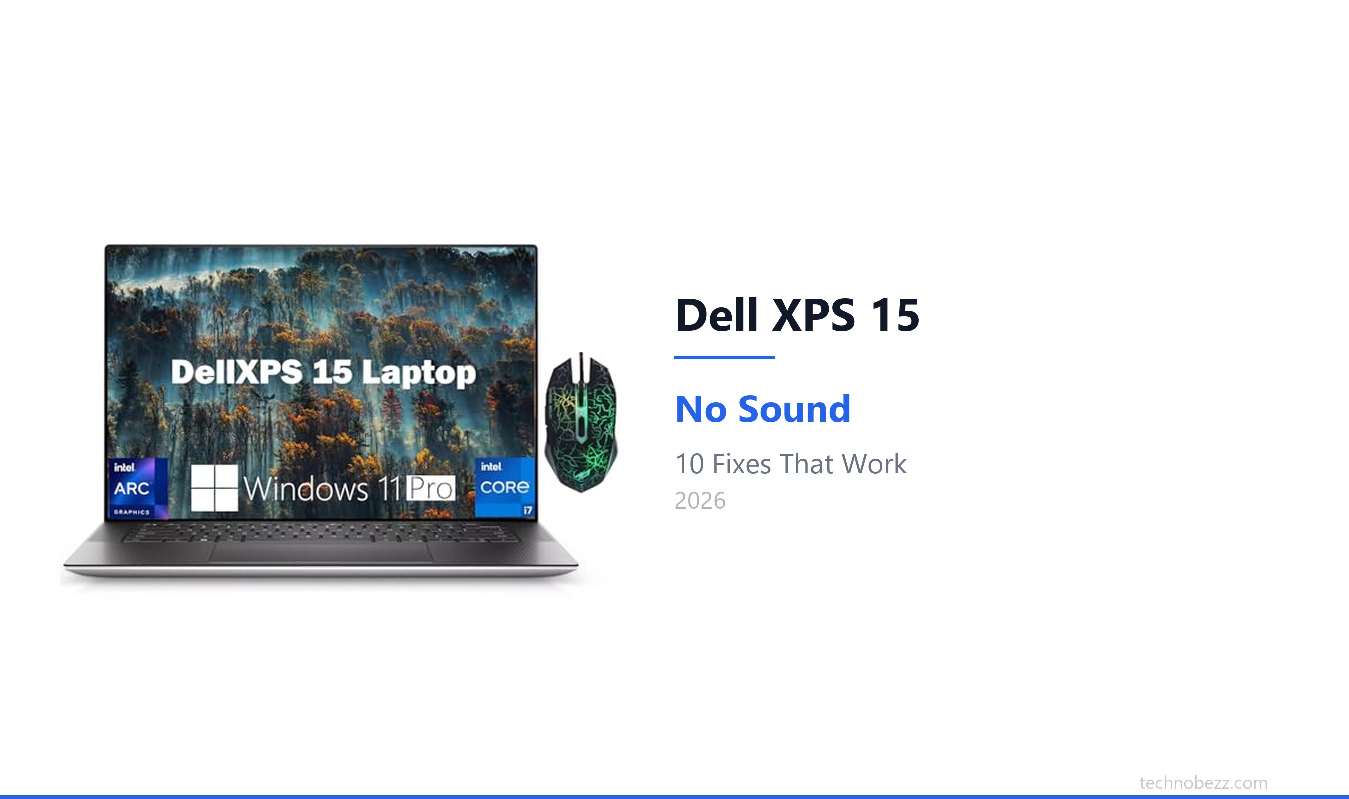Dell XPS 15 Audio Not Working? 10 Fixes | Technobezz
