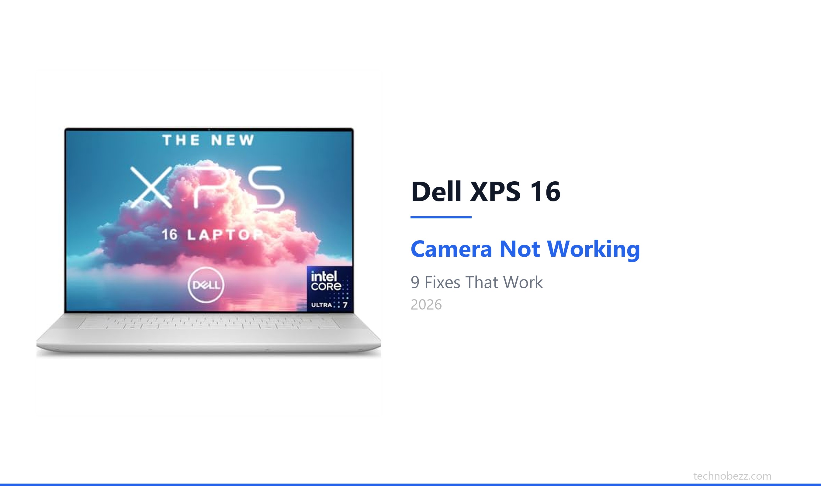 How to Fix Dell XPS 16 Camera (2026) | Technobezz