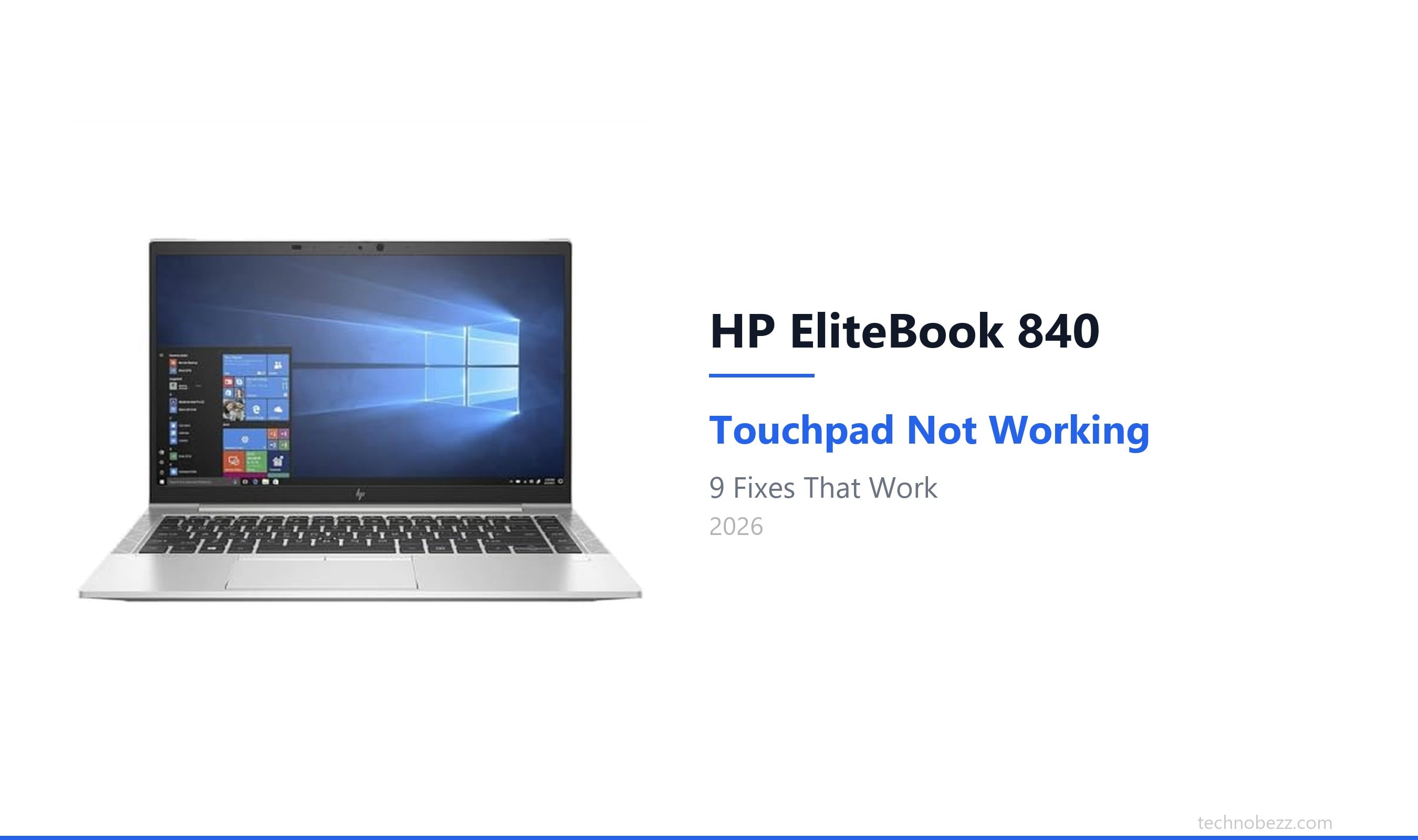 HP EliteBook 840 Trackpad Not Working? 9 Fixes | Technobezz