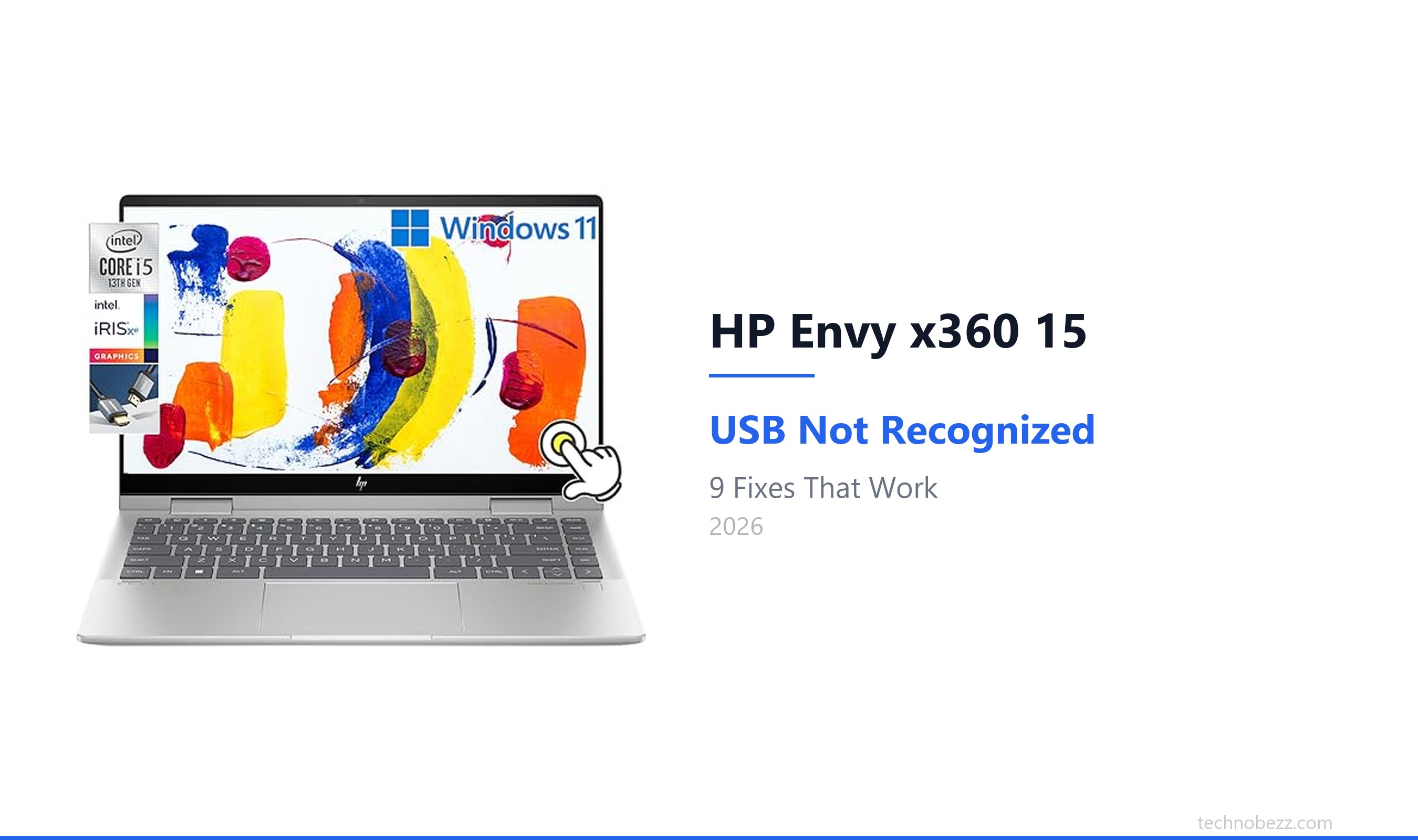 HP Envy x360 15 USB Connection Issues Fix (2026) | Technobezz