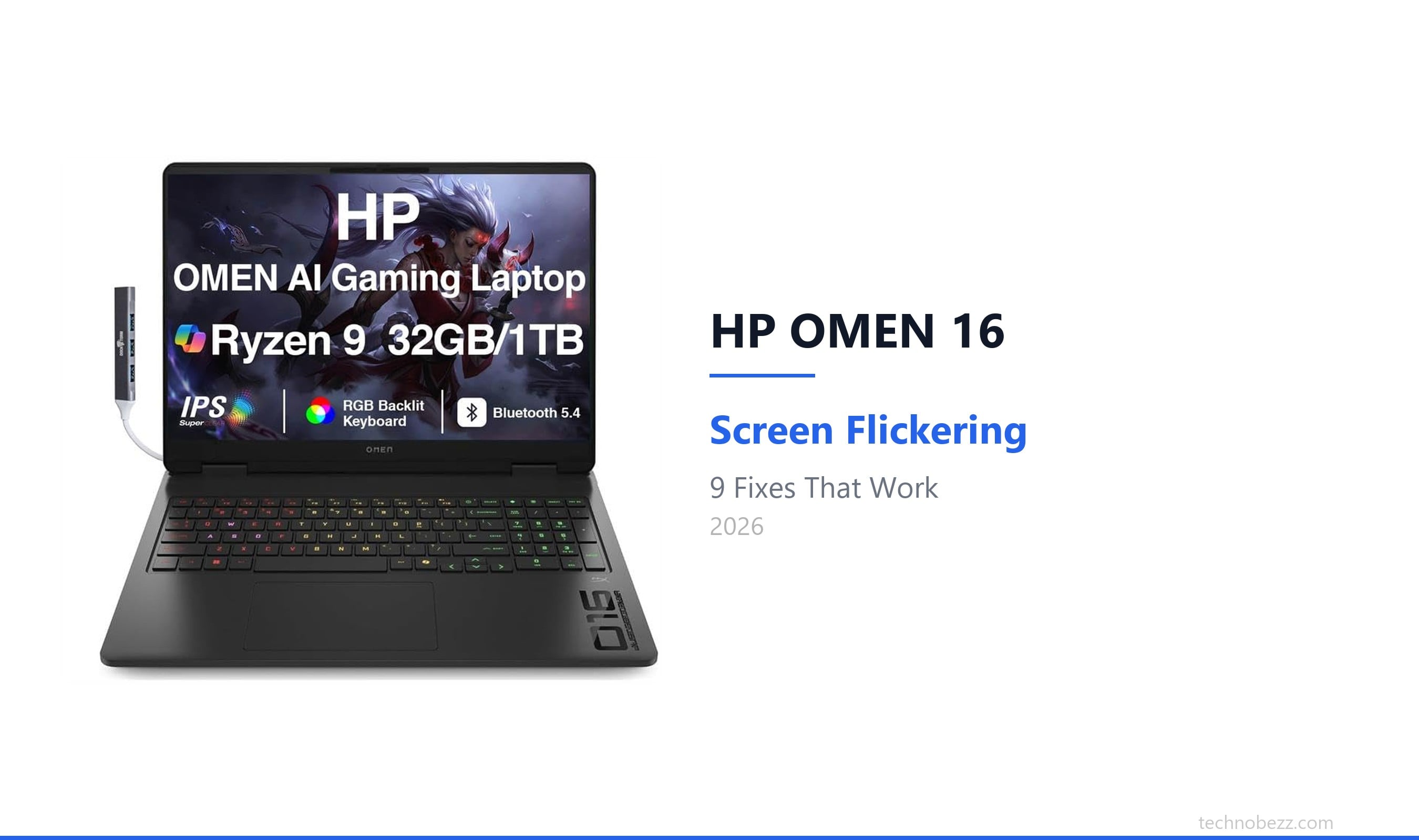HP OMEN 16 Screen Keeps Blinking (9 Solutions) | Technobezz