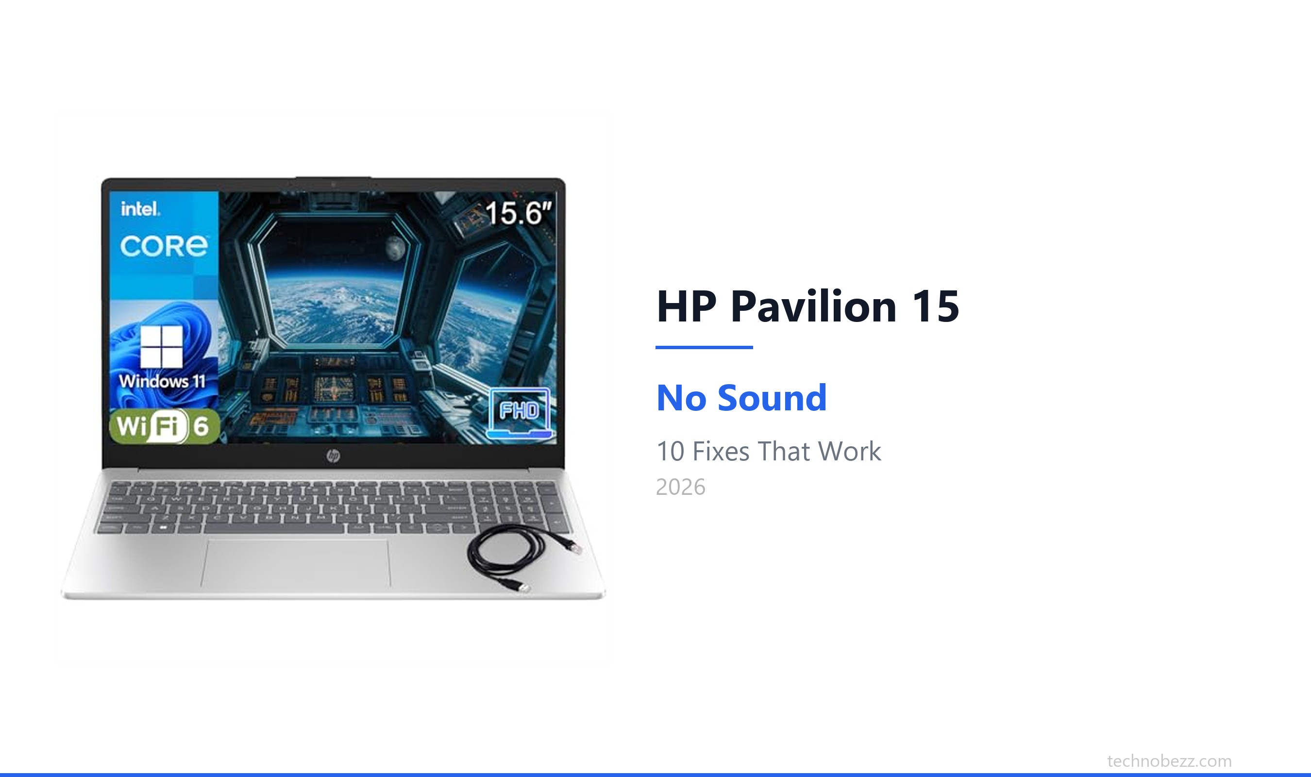Fix HP Pavilion 15 No Audio (2026) | Technobezz
