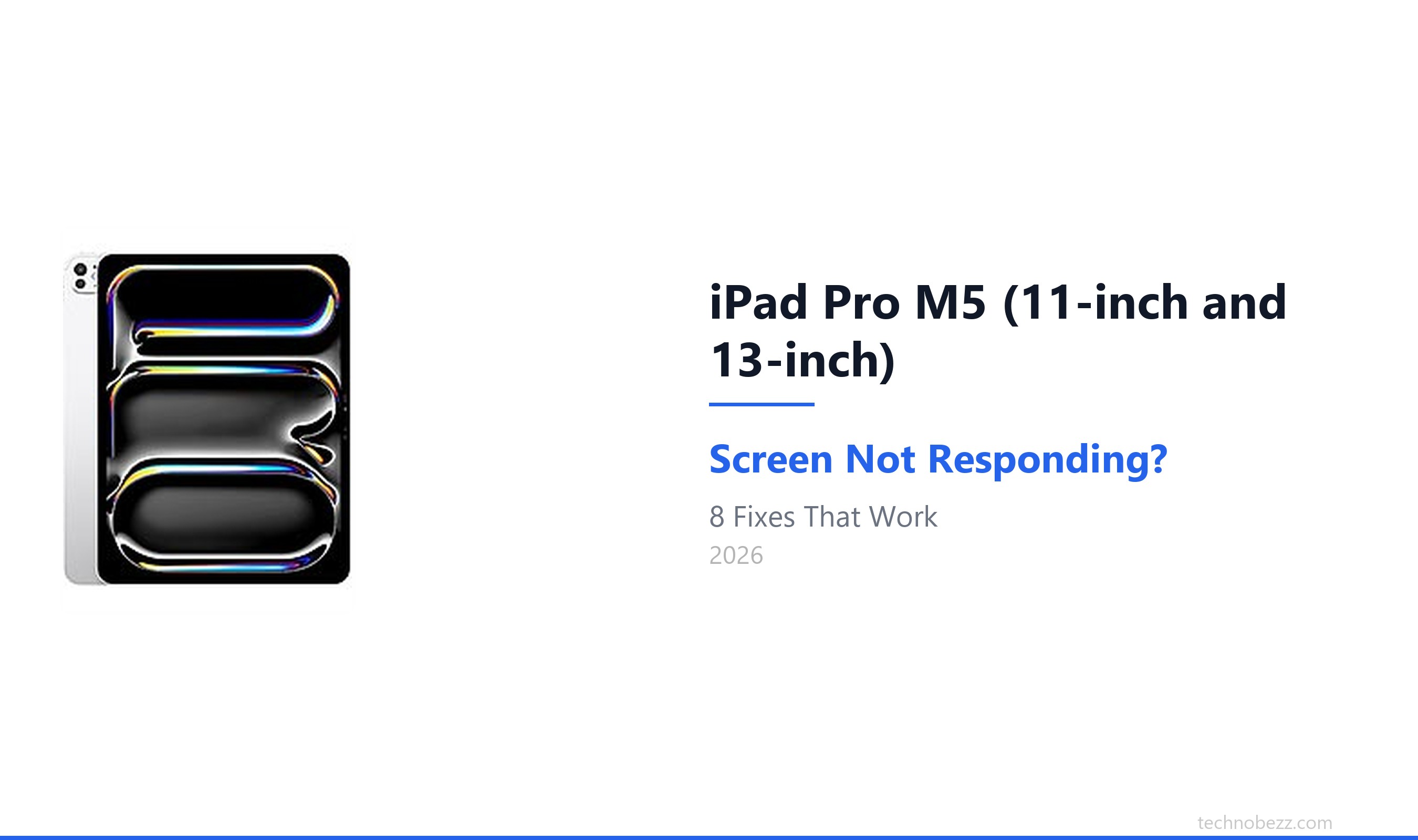 How to Fix iPad Pro M5 (11-inch and 13-inch) Touchscreen Not Working ...