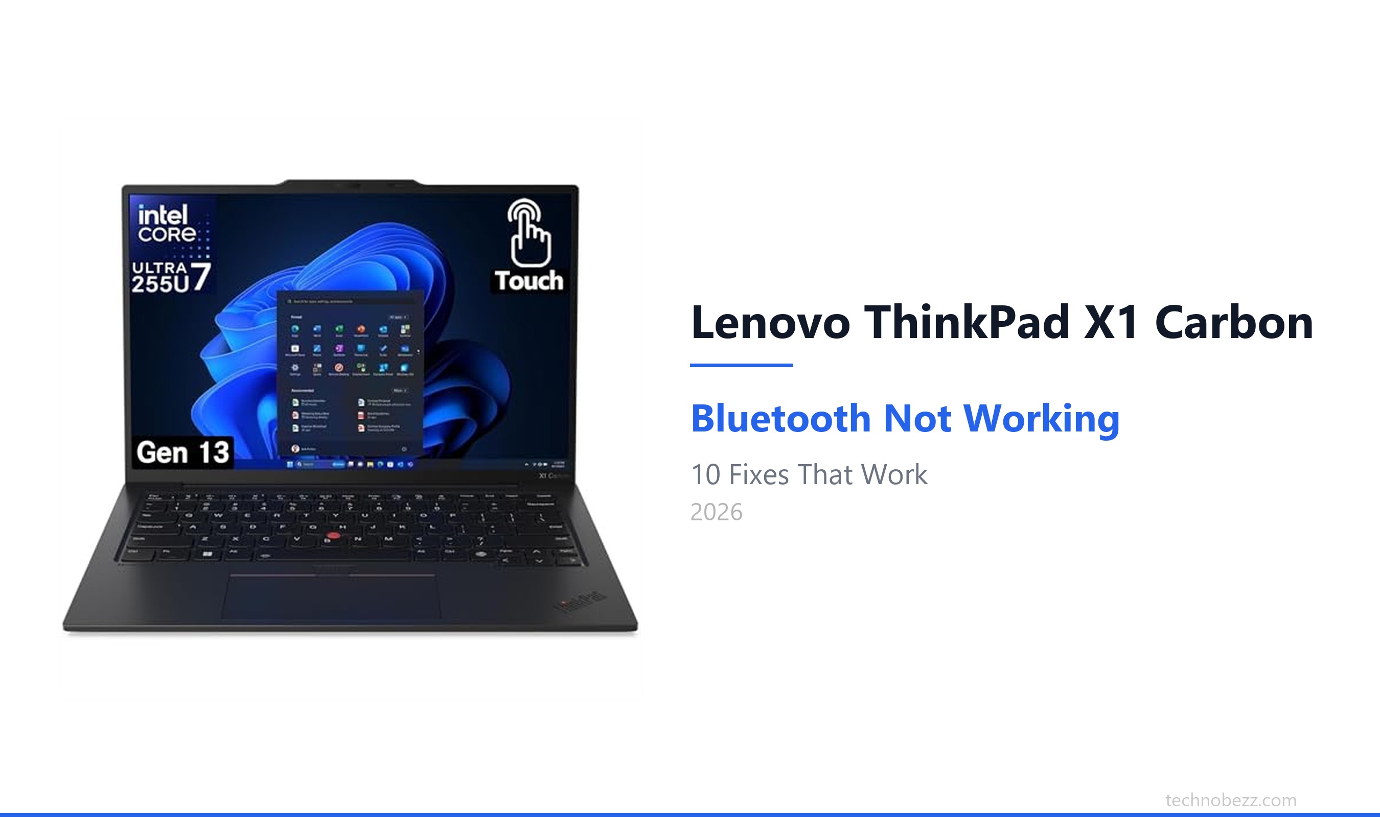 Lenovo ThinkPad X1 Carbon Bluetooth Not Pairing (10 Solutions) | Technobezz