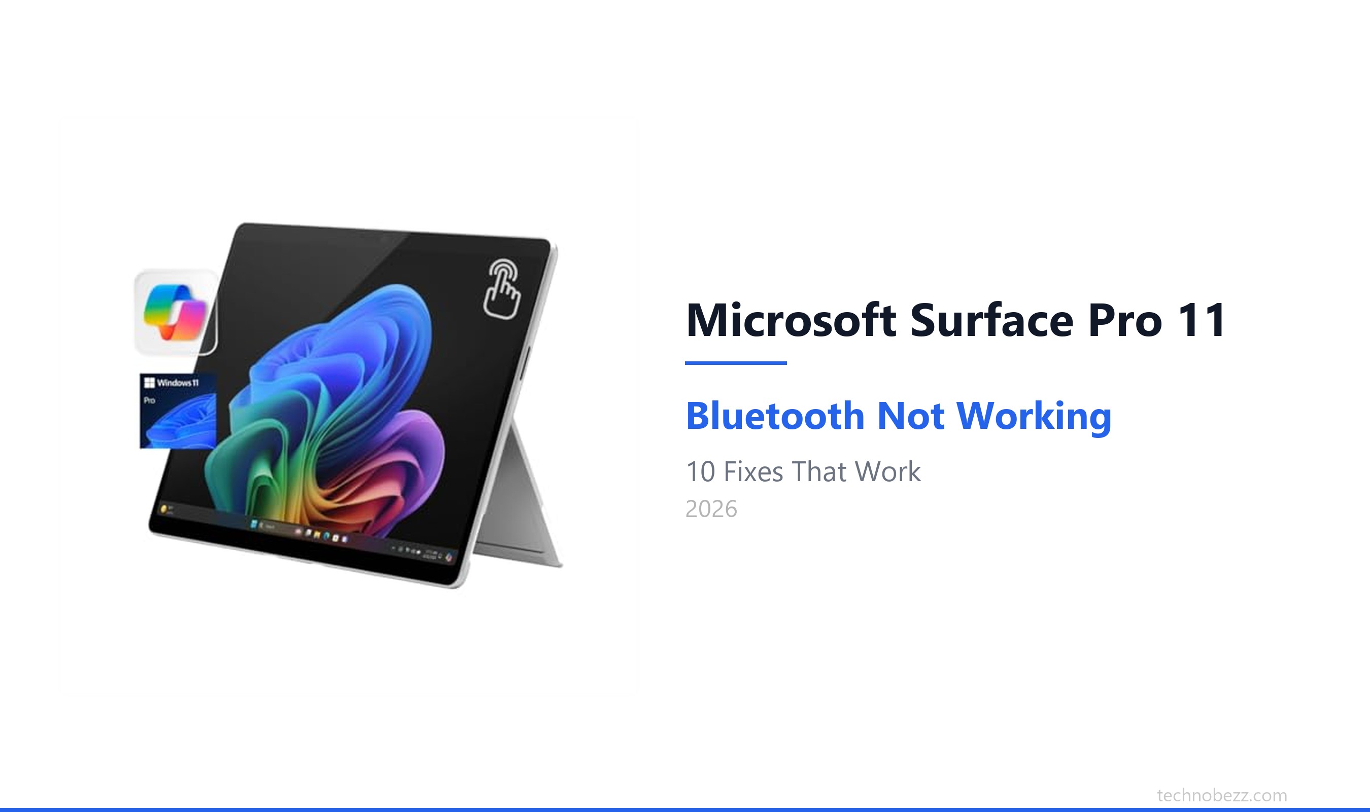 Microsoft Surface Pro 11 Bluetooth Won't Connect? 10 Fixes | Technobezz
