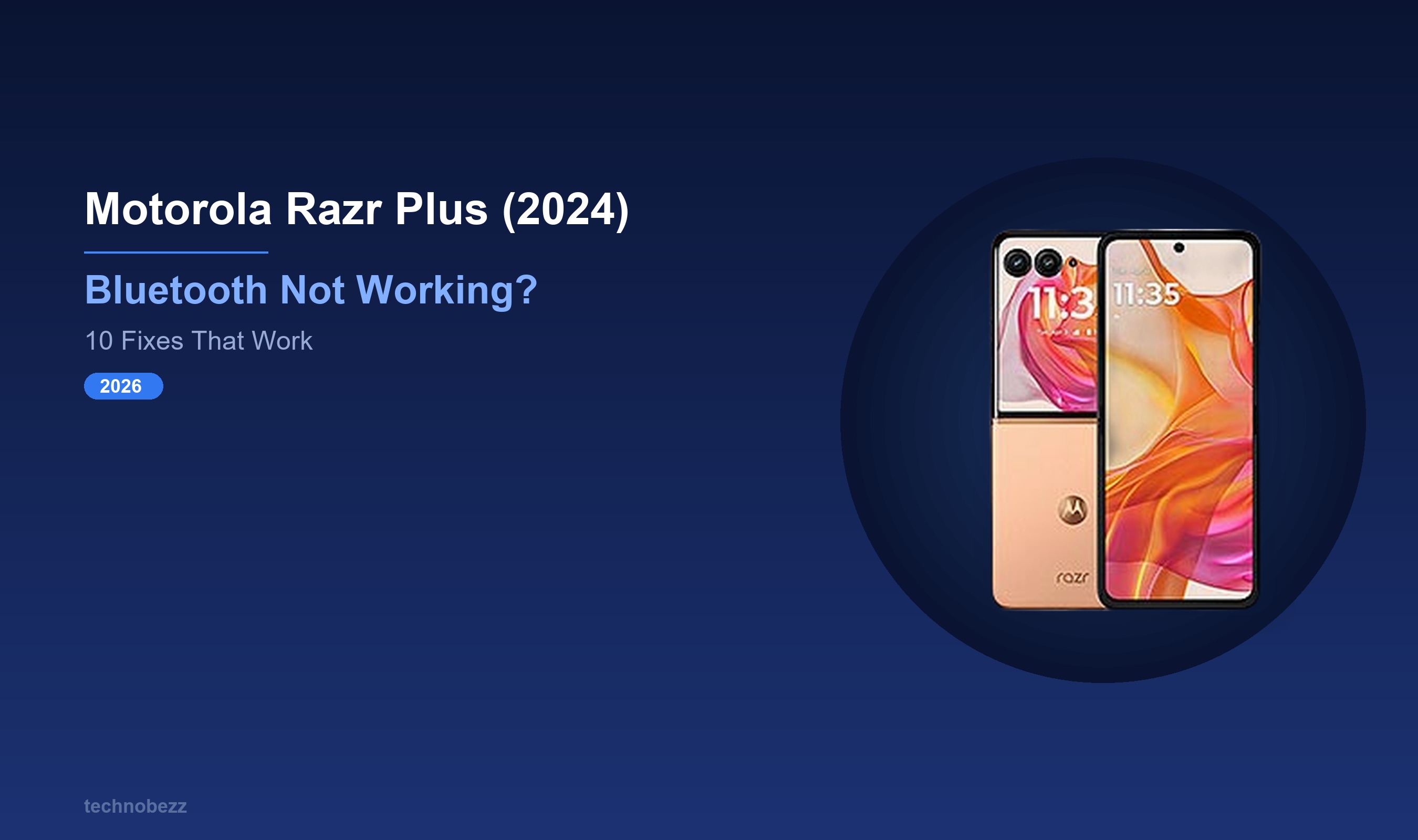 Motorola Razr Plus (2024) Bluetooth Keeps Disconnecting (10 Fixes ...