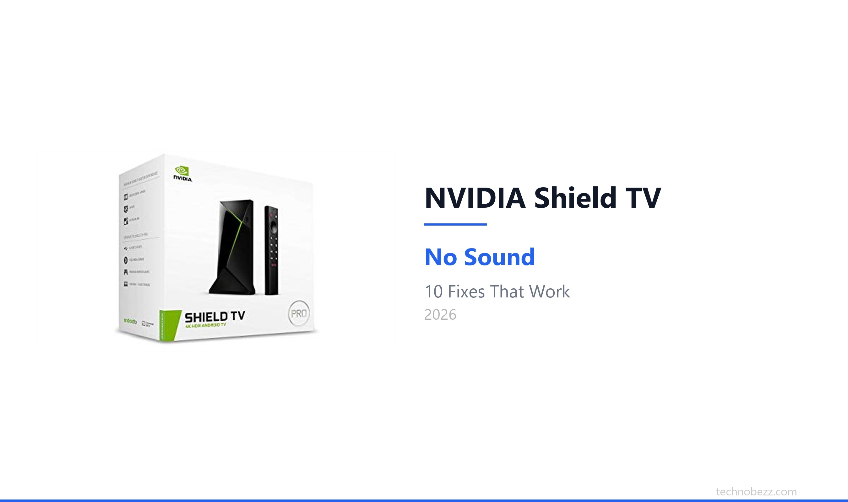 Fix NVIDIA Shield TV Sound Issues | Technobezz