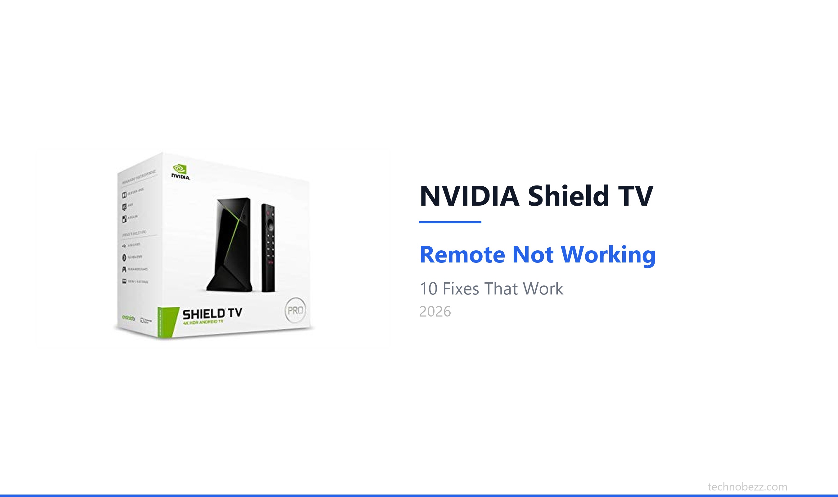 Fix NVIDIA Shield TV Remote Control Issues | Technobezz