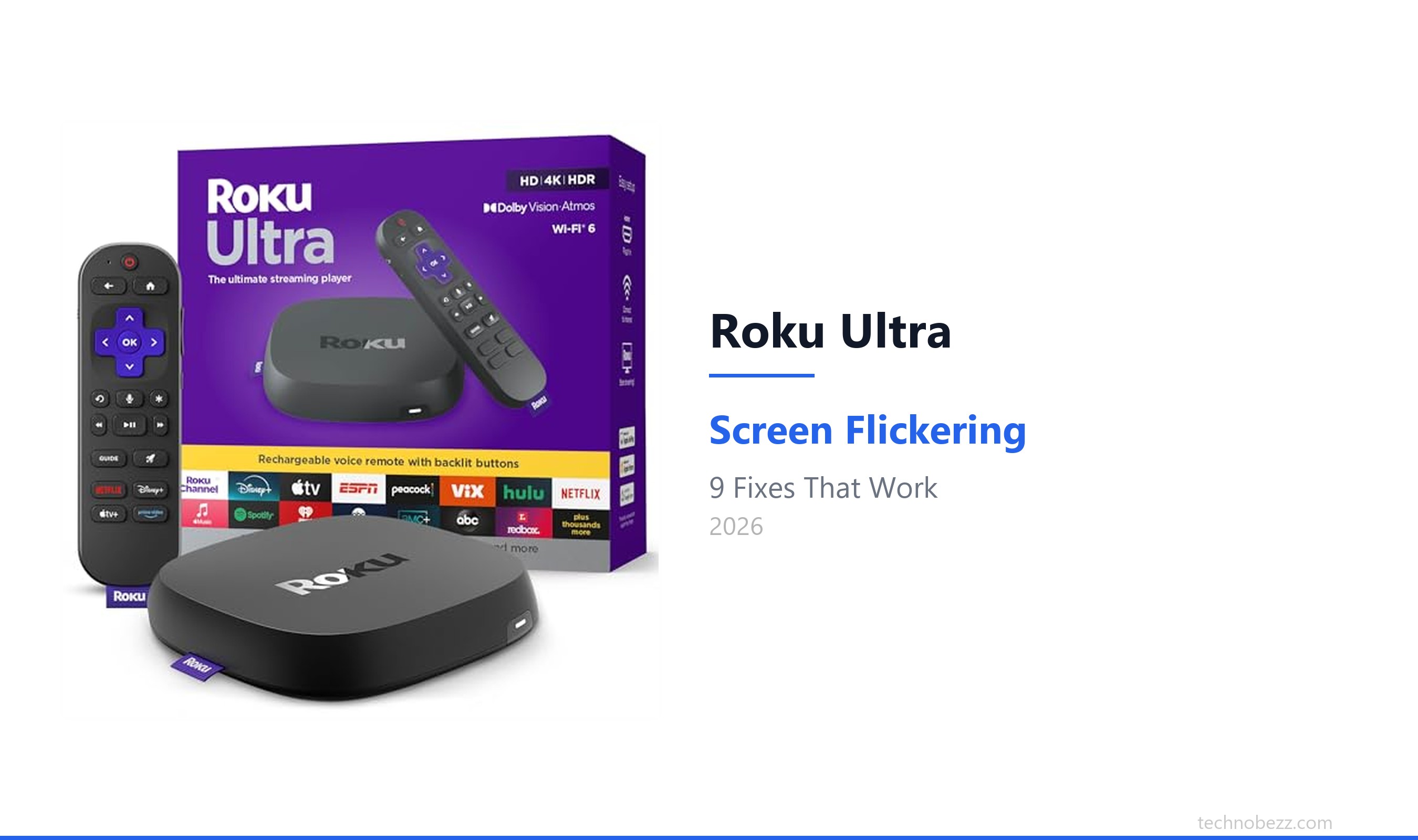 Roku Ultra Screen Keeps Blinking (9 Solutions) | Technobezz