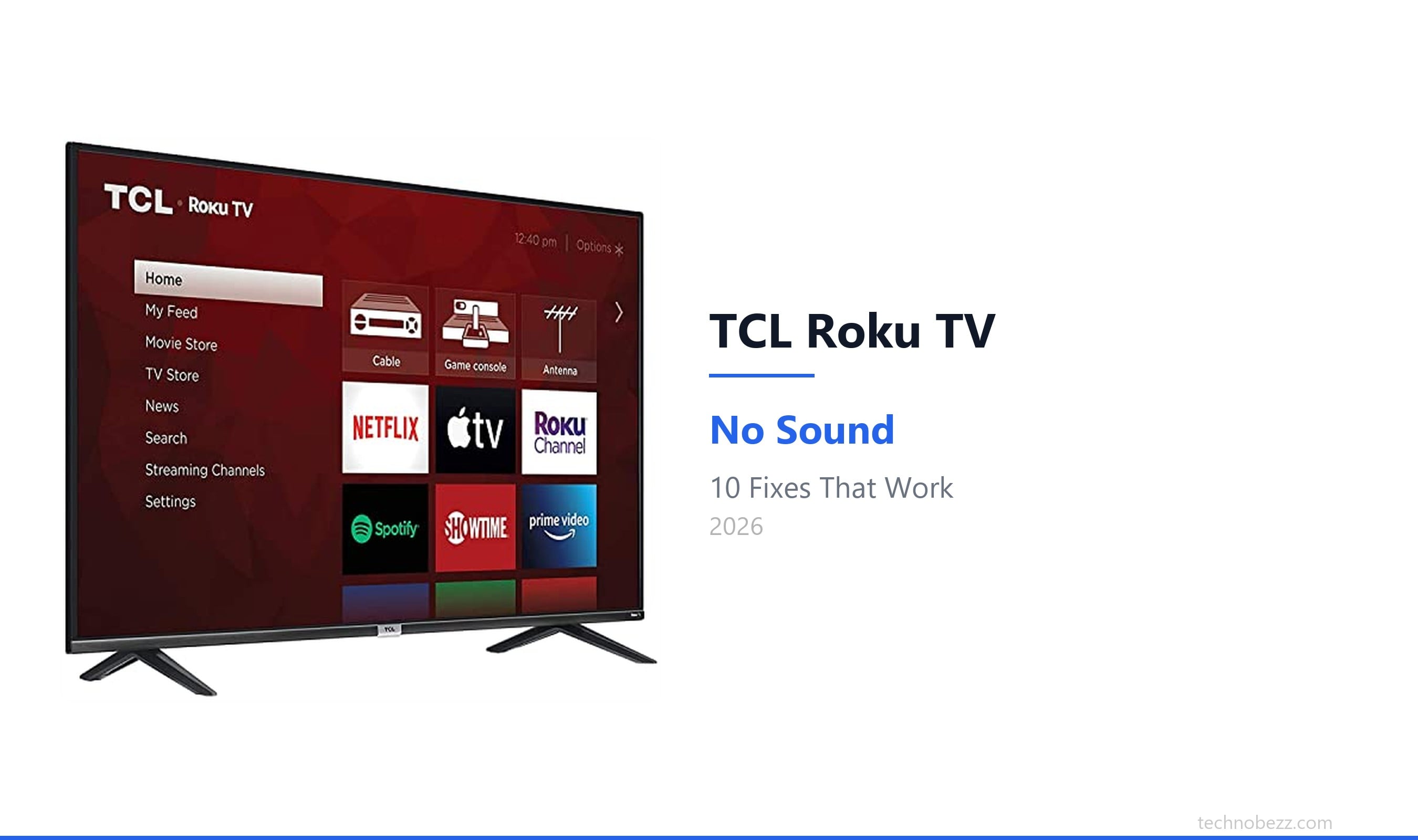 TCL Roku TV Audio Not Working? 10 Fixes | Technobezz