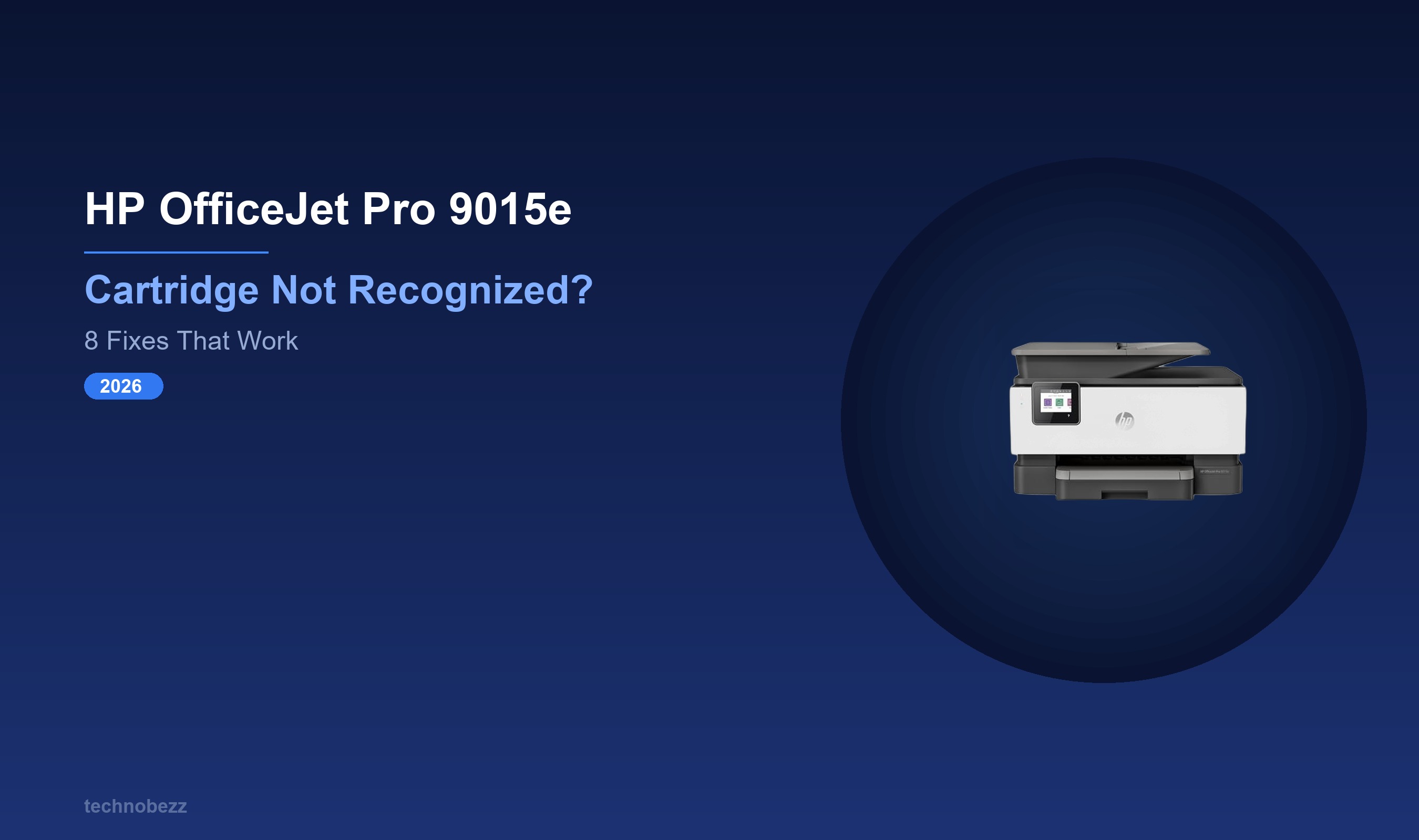 HP OfficeJet Pro 9015e Says Cartridge Missing or Damaged? 8 Fixes ...