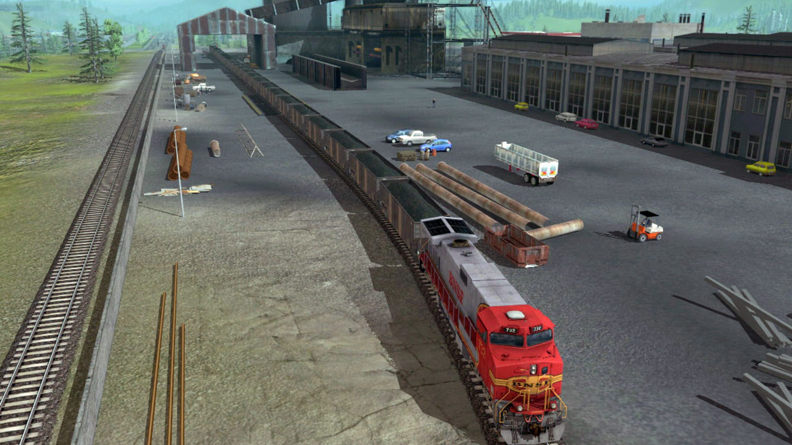 Trainz Railroad Simulator 2019: BNSF GE Dash-9 44CW Warbonnet Server ...